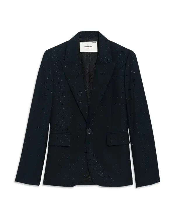Zadig&Voltaire Valse Tailleur Embellished Blazer - Encre