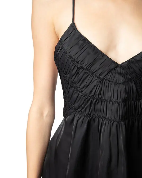 Zadig&Voltaire Cayonne Satin Top - Black