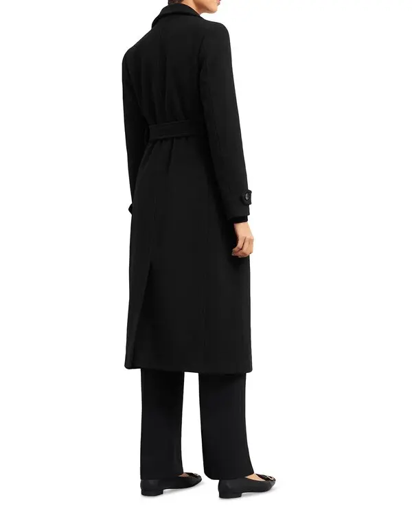HOBBS LONDON Yasmina Wrap Coat - Black