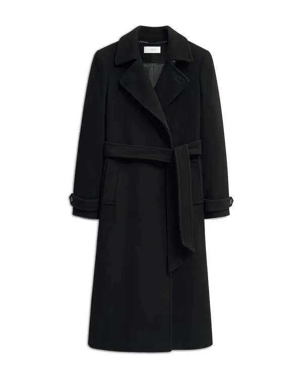 HOBBS LONDON Yasmina Wrap Coat - Black