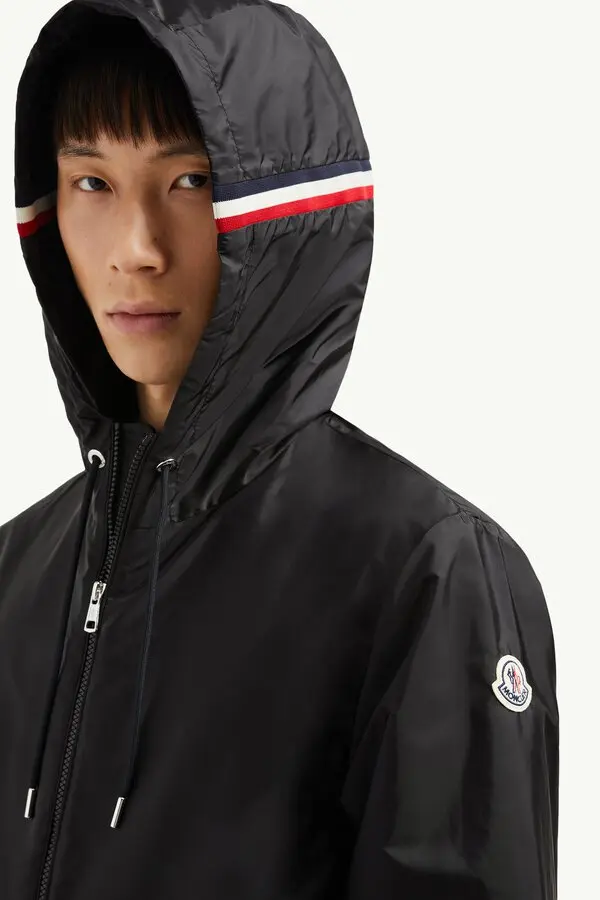 Moncler Grimpeurs Hooded Windbreaker - Black