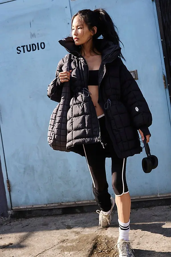 Free People Like A Dream Long Reversible Puffer Jacket