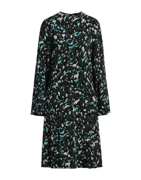 Burberry Flared Midi Dress - Black