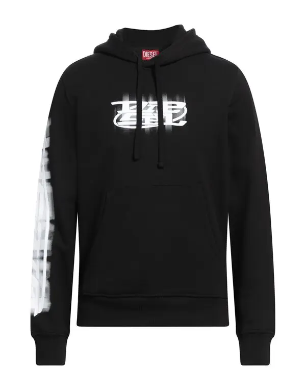 DIESEL® Flocked French Terry Hoodie