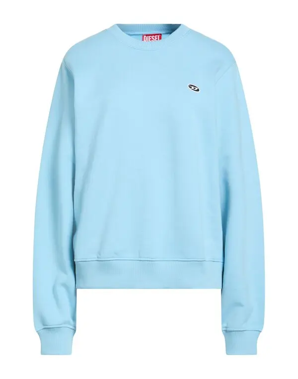 DIESEL® Cotton Elastane Sweatshirt With Embroidered Logo