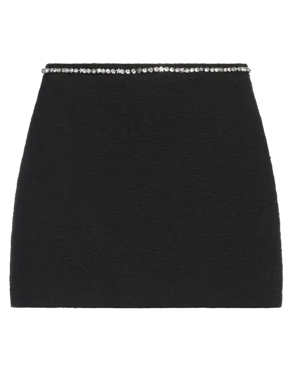 N°21 Mini Tweed Skirt With Crystals