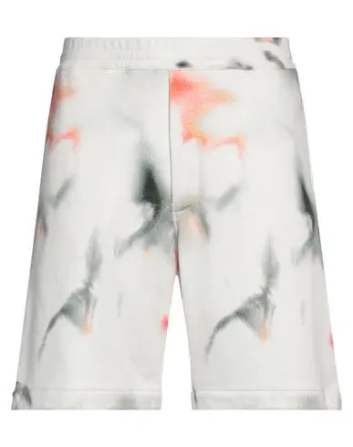 Alexander McQueen Embroidered Logo Bermuda Shorts - White