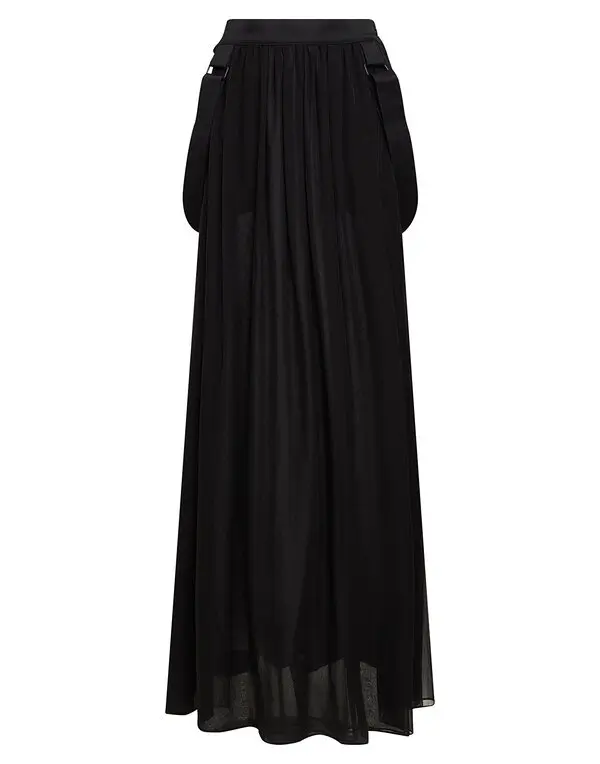 Max Mara Maxi Flared Skirt - Black