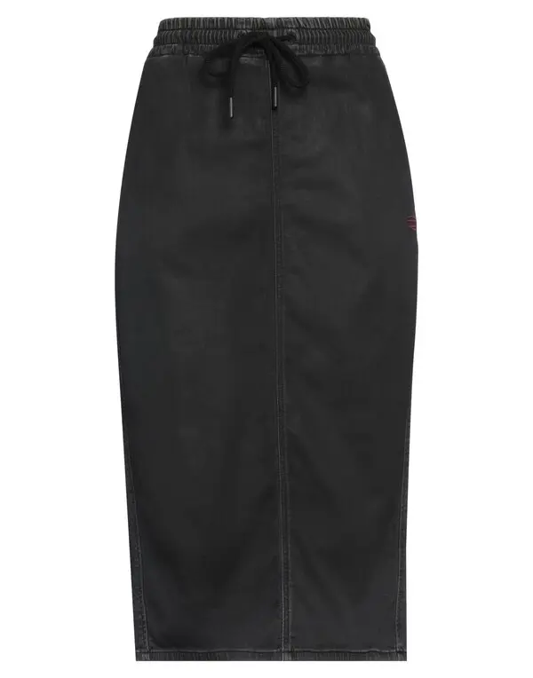 DIESEL® Denim Pencil Skirt With Embroidered Logo