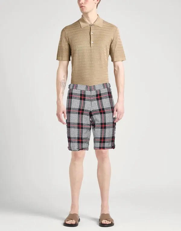 Thom Browne Plaid Tailored Shorts