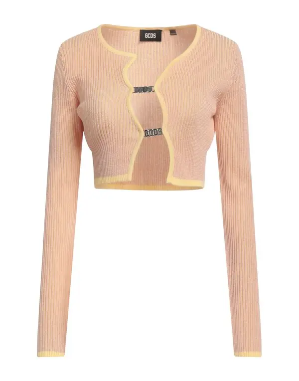 Gcds Knitted Cardigan - Orange