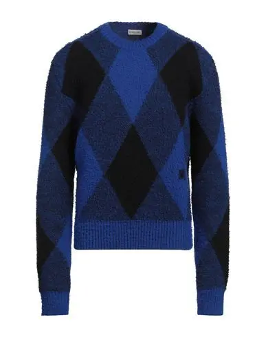 Burberry Wool Geometric-print Sweater - Blue