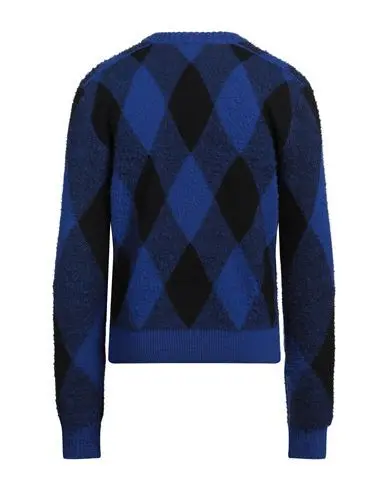 Burberry Wool Geometric-print Sweater - Blue
