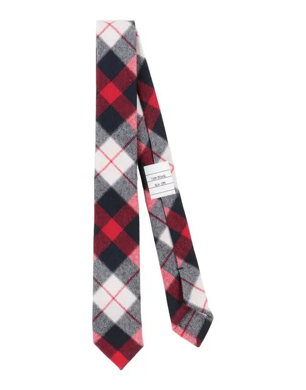 Thom Browne Tartan Wool Necktie