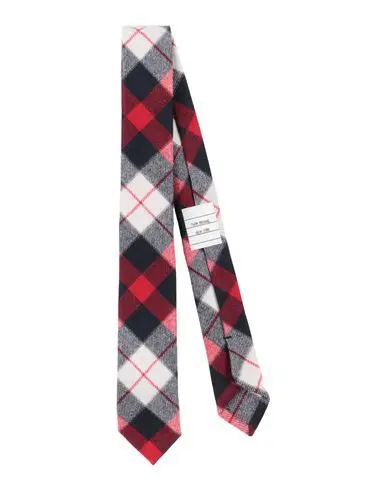 Thom Browne Tartan Wool Necktie - Midnight Blue