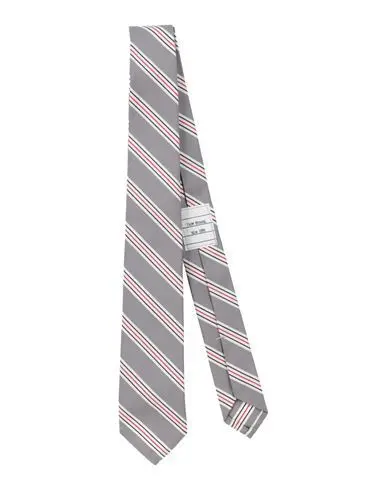 Thom Browne Striped Necktie - Grey