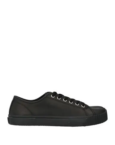 MAISON MARGIELA Leather Low-top Sneakers - Black