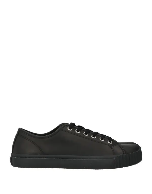 MAISON MARGIELA Leather Low-top Sneakers - Black