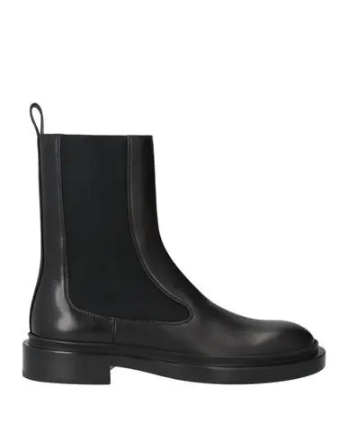 JIL SANDER Leather Chelsea Boots - Black