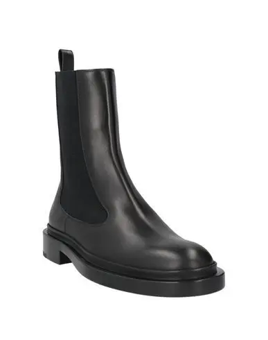 JIL SANDER Leather Chelsea Boots - Black