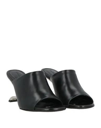 Alexander McQueen Leather Slide Sandals