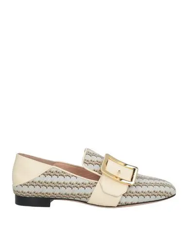 Bally Woven Loafers With Brand Logo