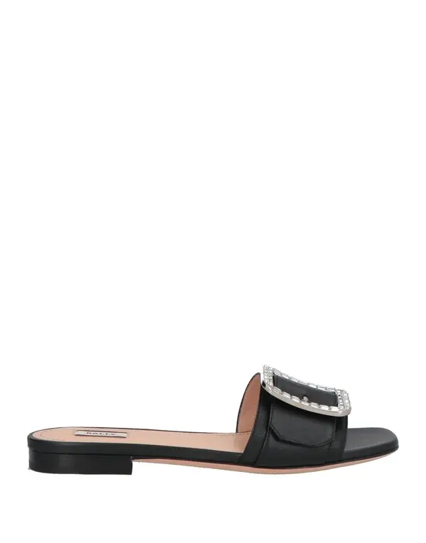 Bally Lambskin Slide Sandals
