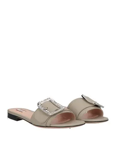 Bally Lambskin Embellished Slide Sandals