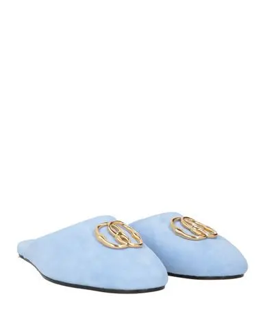 Bally Goat Skin Mules - Blue