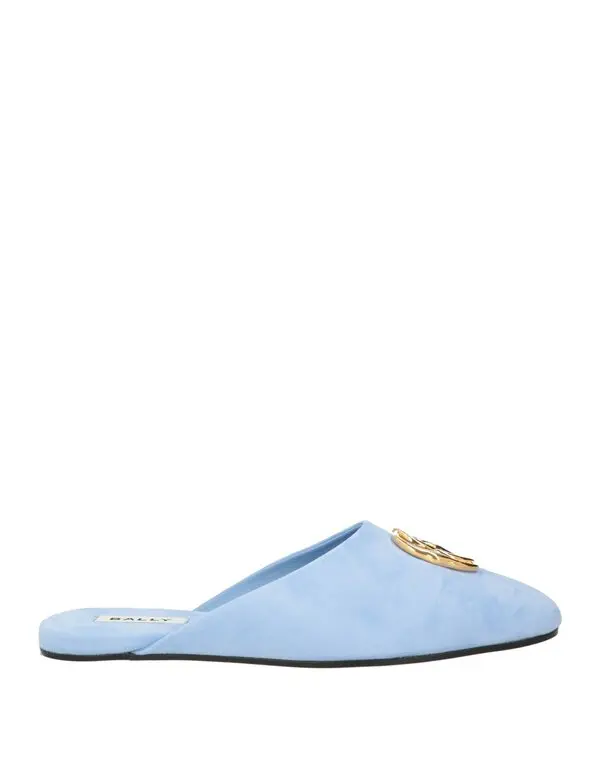 Bally Goat Skin Mules - Blue