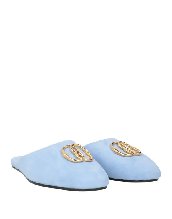 Bally Goat Skin Mules - Blue