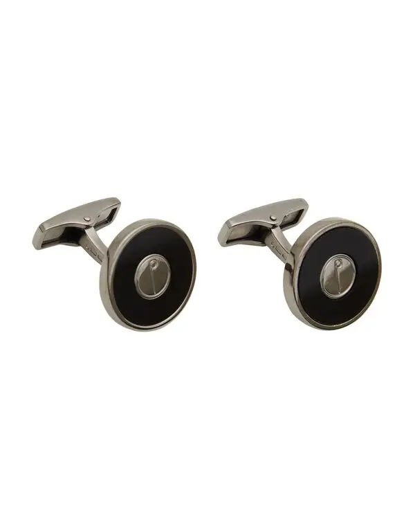 Dunhill Cufflinks And Tie Clips 925/1000 Silver