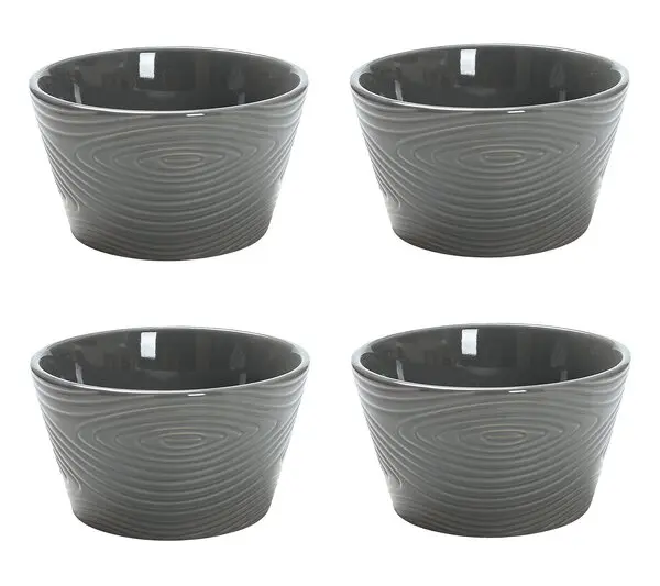 TEMP-TATIONS Woodland Set Of 18-oz Cereal Bowls - One-color