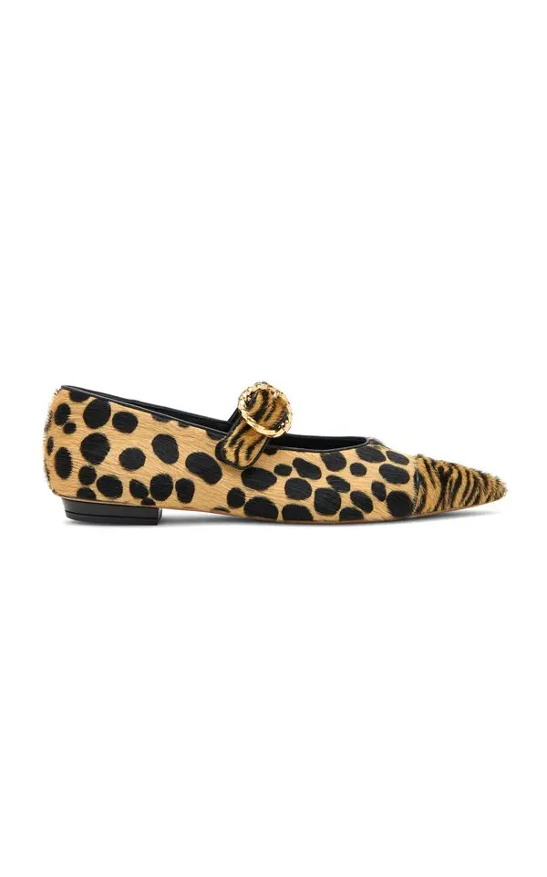 Ulla Johnson Kik Calfhair Flats - Animal