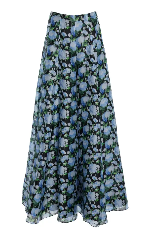 Carolina Herrera Organza Palazzo Pants