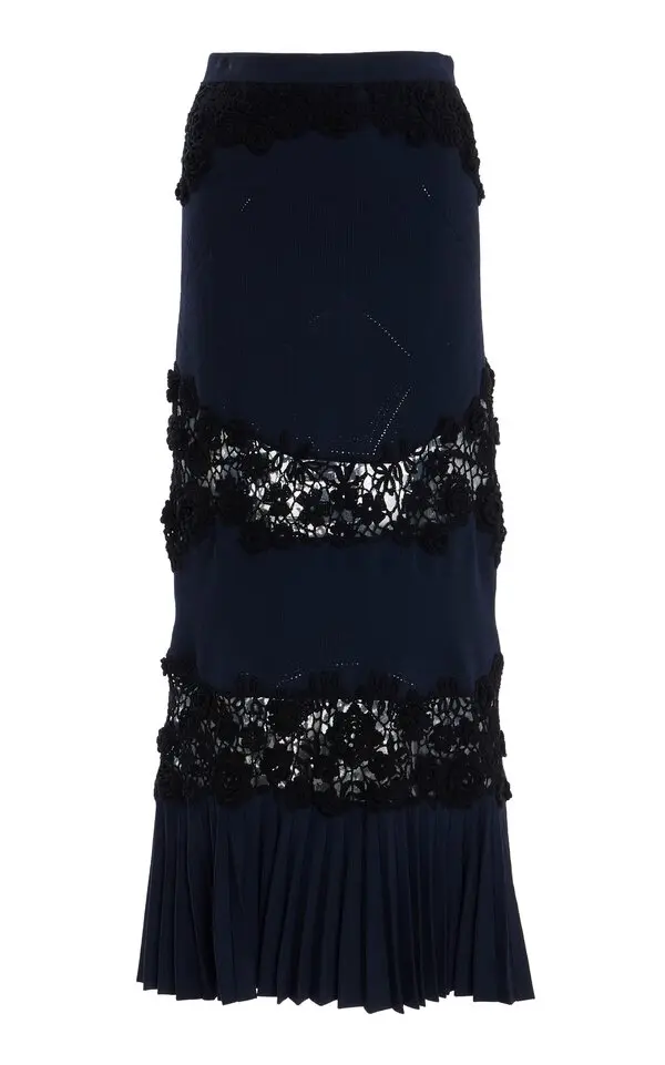 Ulla Johnson Madeline Knit Maxi Skirt - Navy