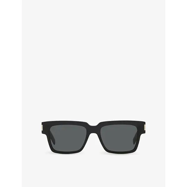 Saint Laurent Sl 732 Square-frame Sunglasses - Black
