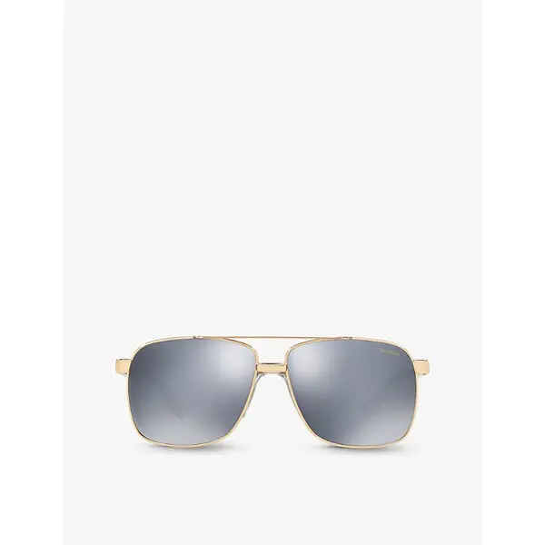 Versace Ve2174 Square-frame Sunglasses - Gold