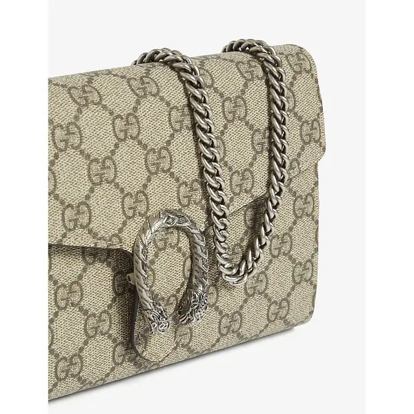 Gucci Gg Supreme Dionysus Wallet-on-chain - Beige
