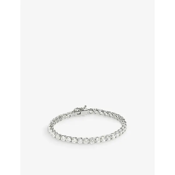 CARAT* LONDON Hailey Tennis Bracelet - Silver