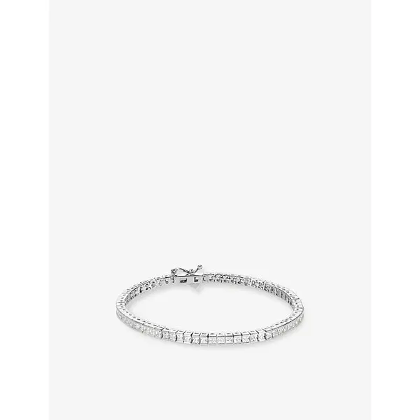 CARAT* LONDON Kayla Tennis Bracelet - Silver