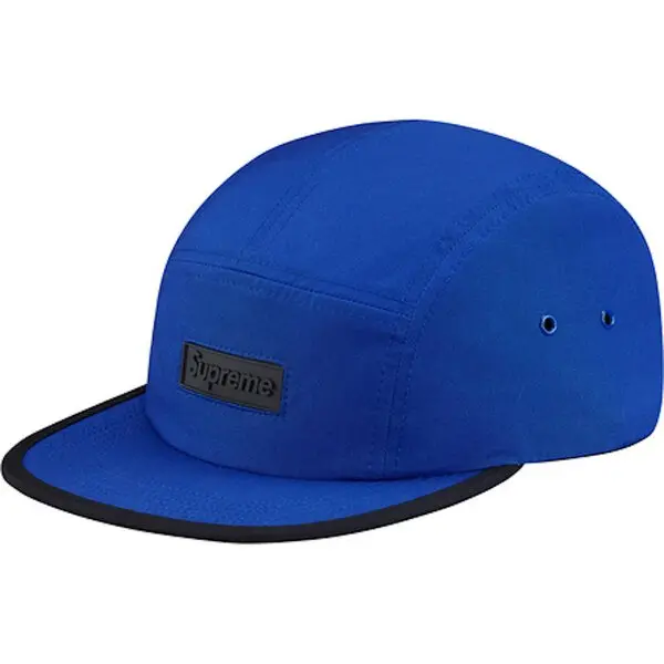Supreme Rubber Logo Camp Cap - Royal