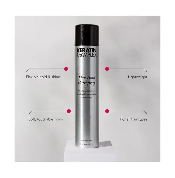 KERATIN COMPLEX Flex Hold Hairspray - Silver