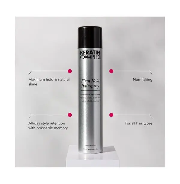 KERATIN COMPLEX Firm Hold Hairspray - Silver