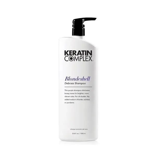 KERATIN COMPLEX Blondeshell Debrass Shampoo - White