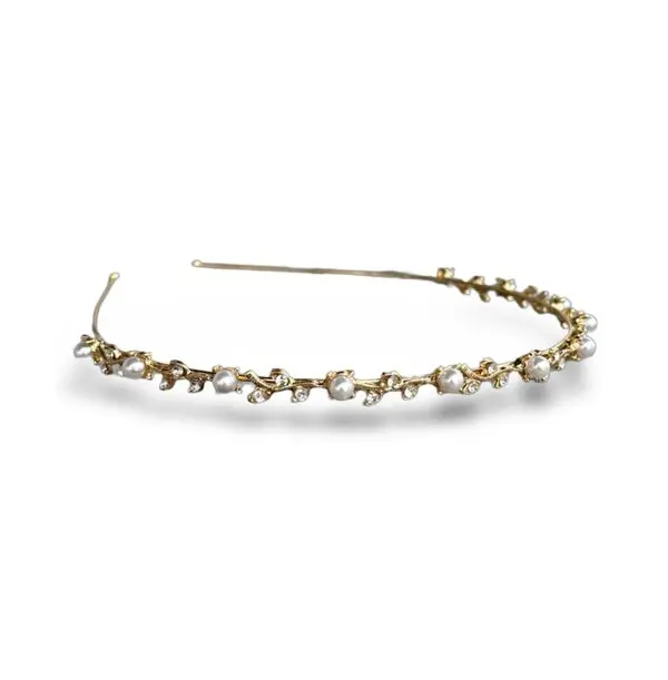 HEADBANDS OF HOPE Embellished Vine Headband - Gold