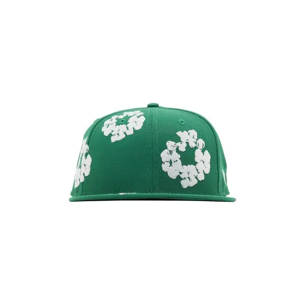 【DENIM TEARS】New Era Cotton Wreath 59/50 Green Denim Tears X New Era Cotton Wreath 59/50 Cap - Green