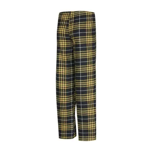 CONCEPTS SPORT New Orleans Saints Sleep Set: Vector T-shirt & Plaid Flannel Pants