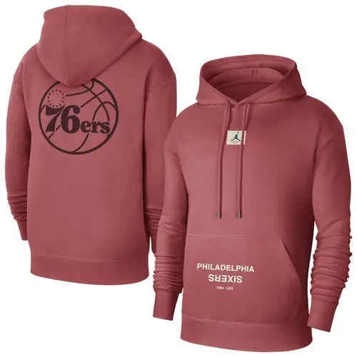 JORDAN BRAND Philadelphia 76ers Courtside Statement Edition Pullover Hoodie