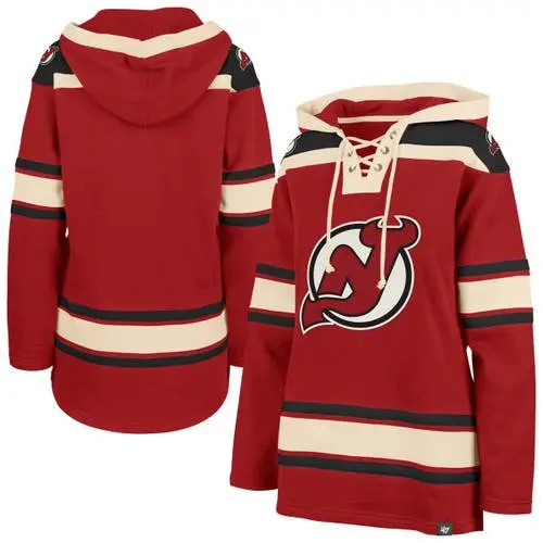 '47 New Jersey Devils Superior Lacer Pullover Hoodie